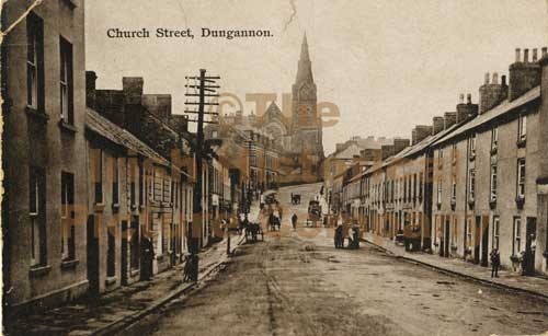 Church Street,Dungannon, Co Tyrone, Northern Ireland. old photograph.TY ...