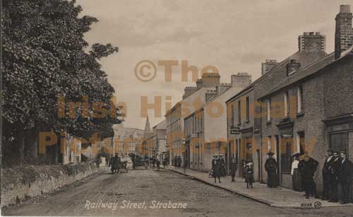 Railway Street, Strabane, Co Tyrone, Northern Ireland. old Irish ...