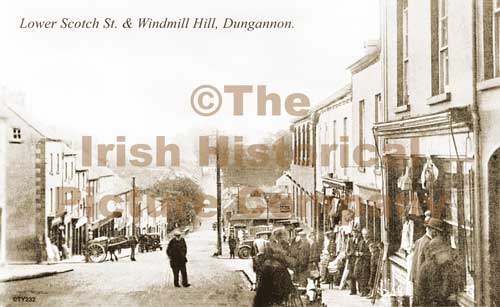 Lower Scotch Street and Windmill Hill, Dungannon, Co Tyrone, Northern ...