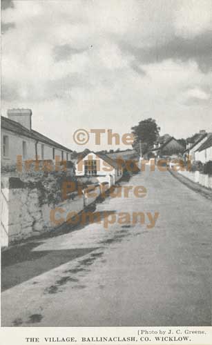 The Village of Ballinaclash, Co Wicklow, Ireland. old photograph by J.C ...