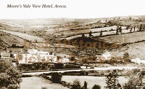 Moore's Vale View Hotel, Avoca, Co Wicklow, Ireland. old photograph. WK ...