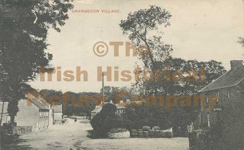 Grangecon Village, Co Wicklow, Ireland, old photograph showing "Doyle ...