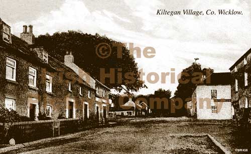 Kiltegan Village, Co Wicklow, Ireland. old photgraph. WK-00458 - The ...