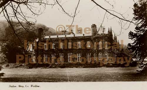Shelton Abbey, Arklow, Co Wicklow, Ireland. old Irish photograph. WK ...