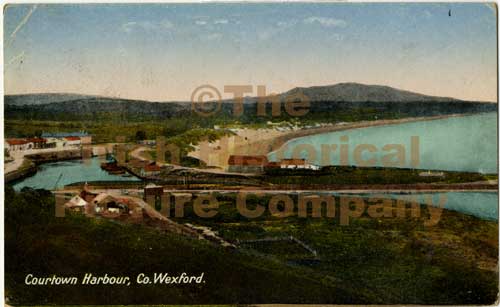 Courtown Harbour, Co Wexford, Ireland. old photograph. WX-00033 - The ...