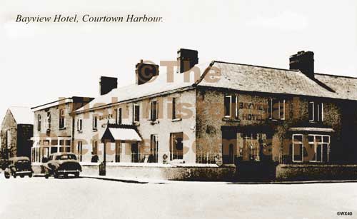 Bayview Hotel, Courtown, Co Wexford, Ireland. old photograph. WX-00040 ...