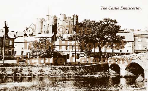 The Castle, Enniscorthy, Co Wexford, Ireland. old photograph. WX-00073 ...