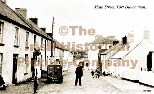Main Street, Fort Duncannon, Co Wexford, Ireland. old Irish photograph ...