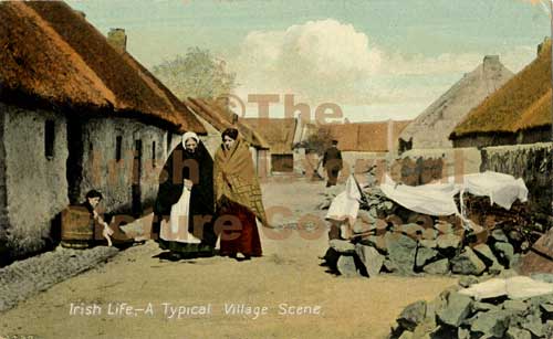 A Typical Village Scene c1909 IL-00254 - The Historical Picture Archive
