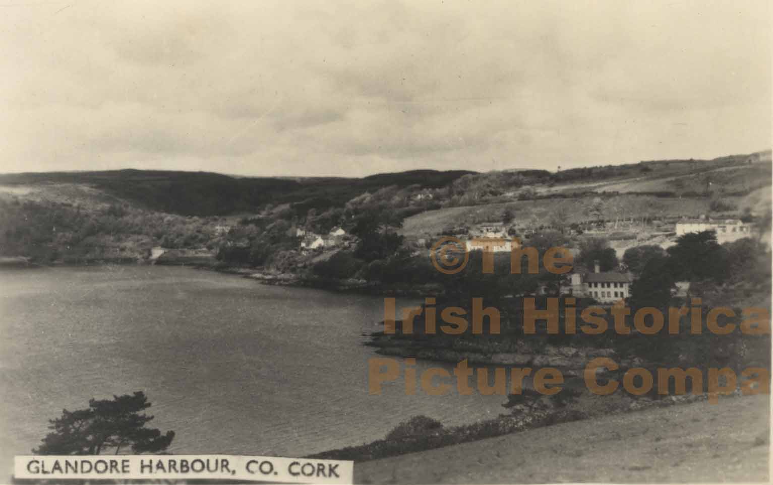 Glandore Harbour, Co. Cork, Ireland, Old Irish Photograph KC-00082 ...
