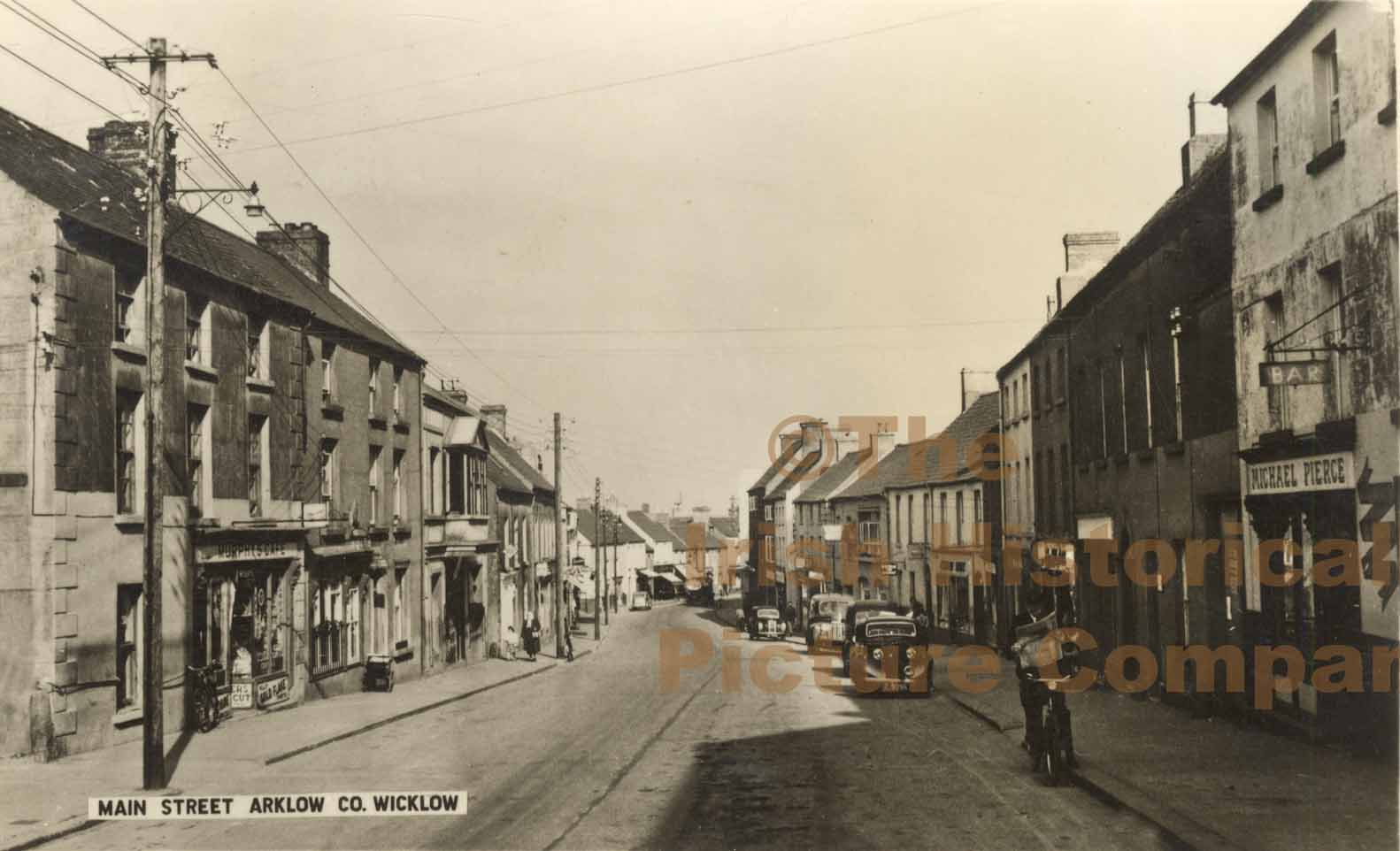 Main Street, Arklow, Co. Wicklow, Ireland, Old Irish Photograph, KW ...