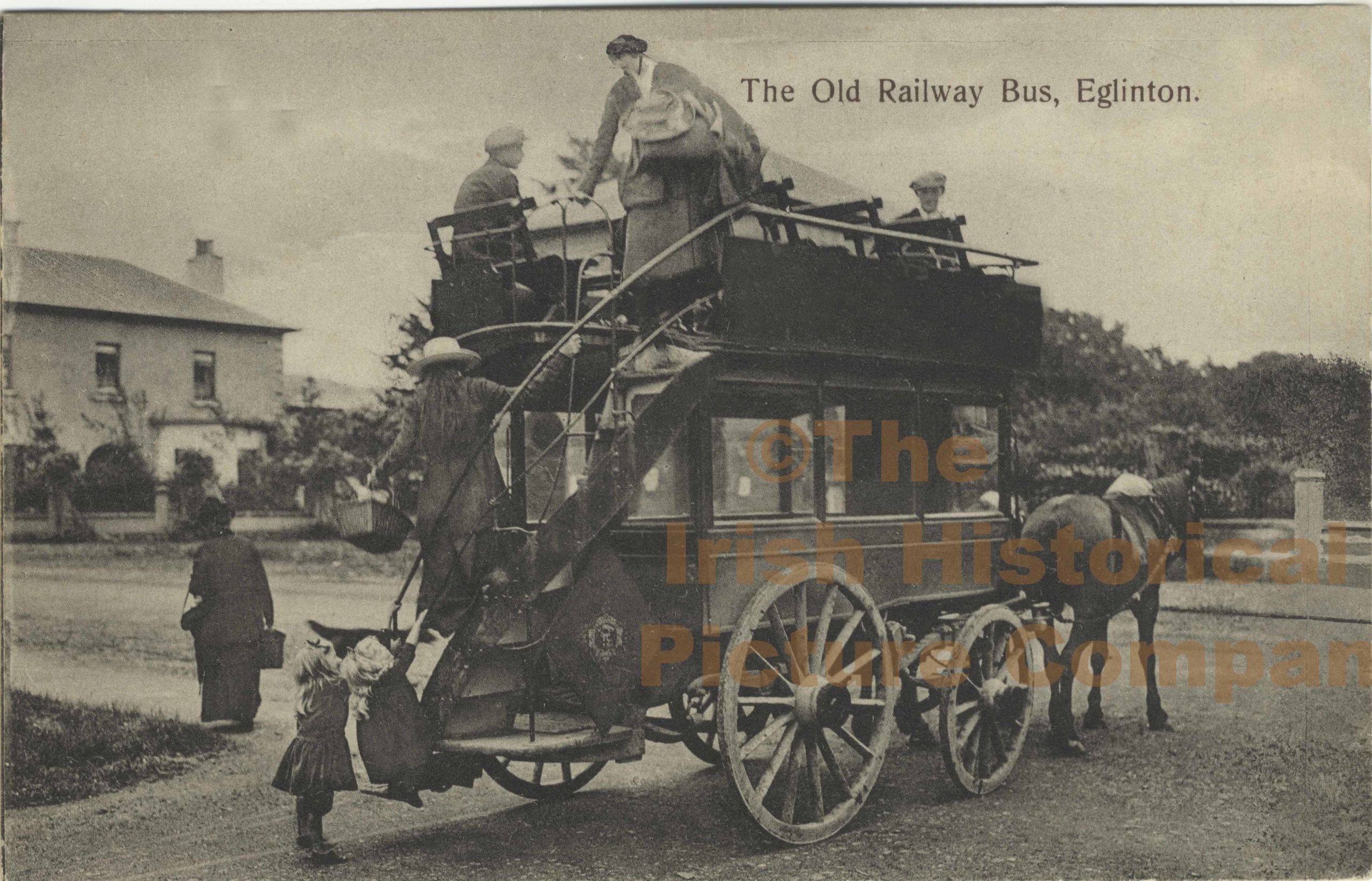 The Old Railway Bus, Eglinton, Northern Ireland, Old Irish Photograph ...