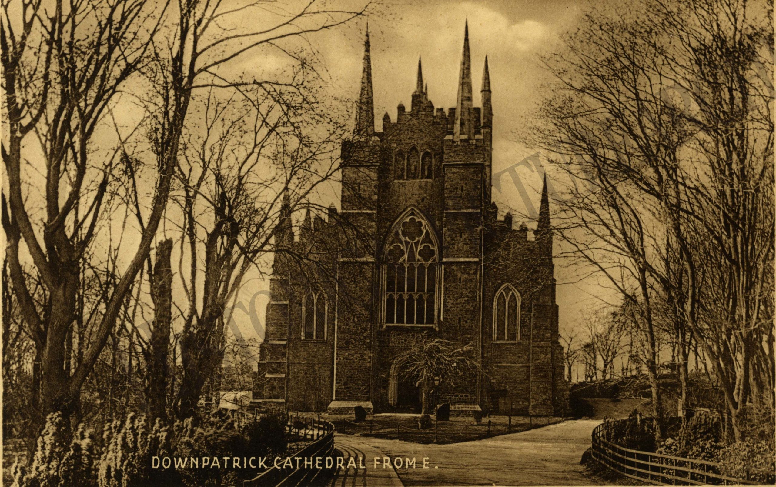 Downpatrick Cathedral from the East, Co, Down, Northern Ireland, Old ...