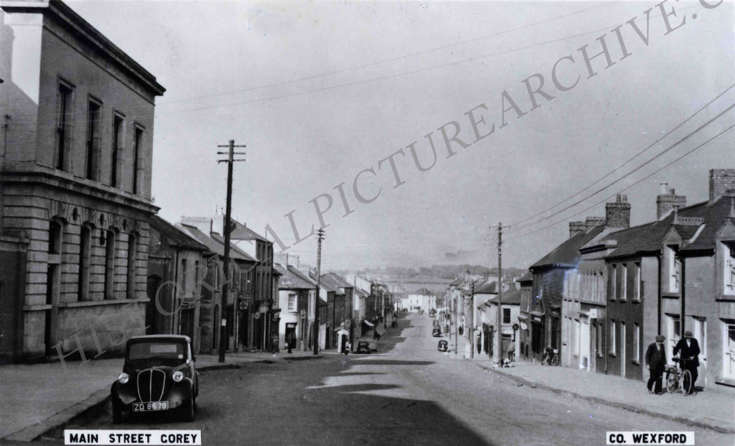 Main Street, Gorey, Co. Wexford, Ireland, Old Irish Photograph, XW ...